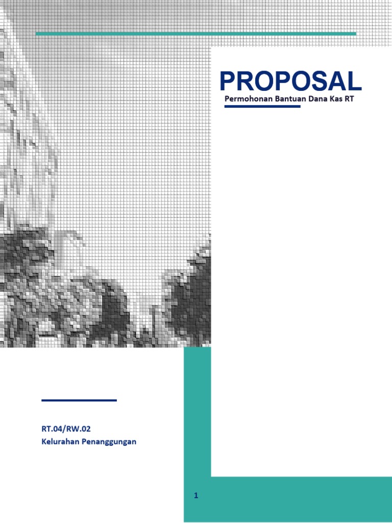 Proposal Iuran Rutin Lembaga | PDF