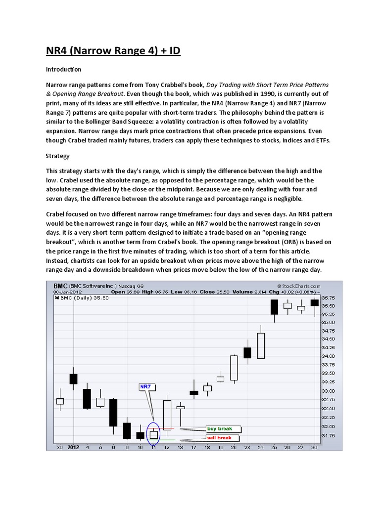 NR4 and NR7 Trading Strategies | PDF | Market Trend | Financial Economics
