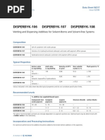 Disperbyk 190 | PDF | Materials | Industrial Processes