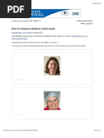 Functional Reach Test | PDF | Psychology | Medical Specialties