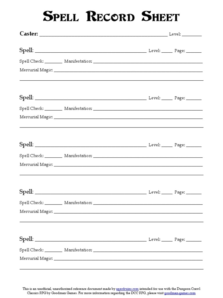 DCC Spell Reference | PDF