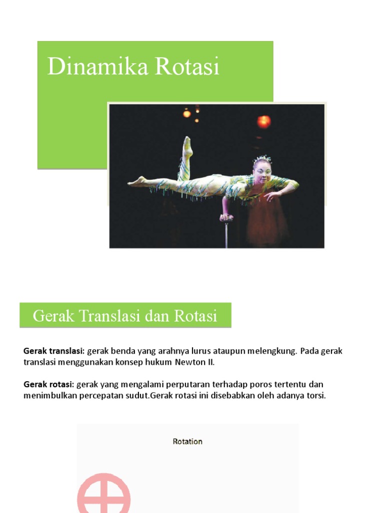 Gerak Rotasi dan Translasi | PDF