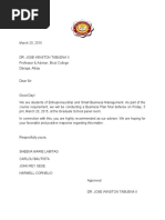 Sample Request Letter For Thesis Adviser | PDF | Academia | Educational ...