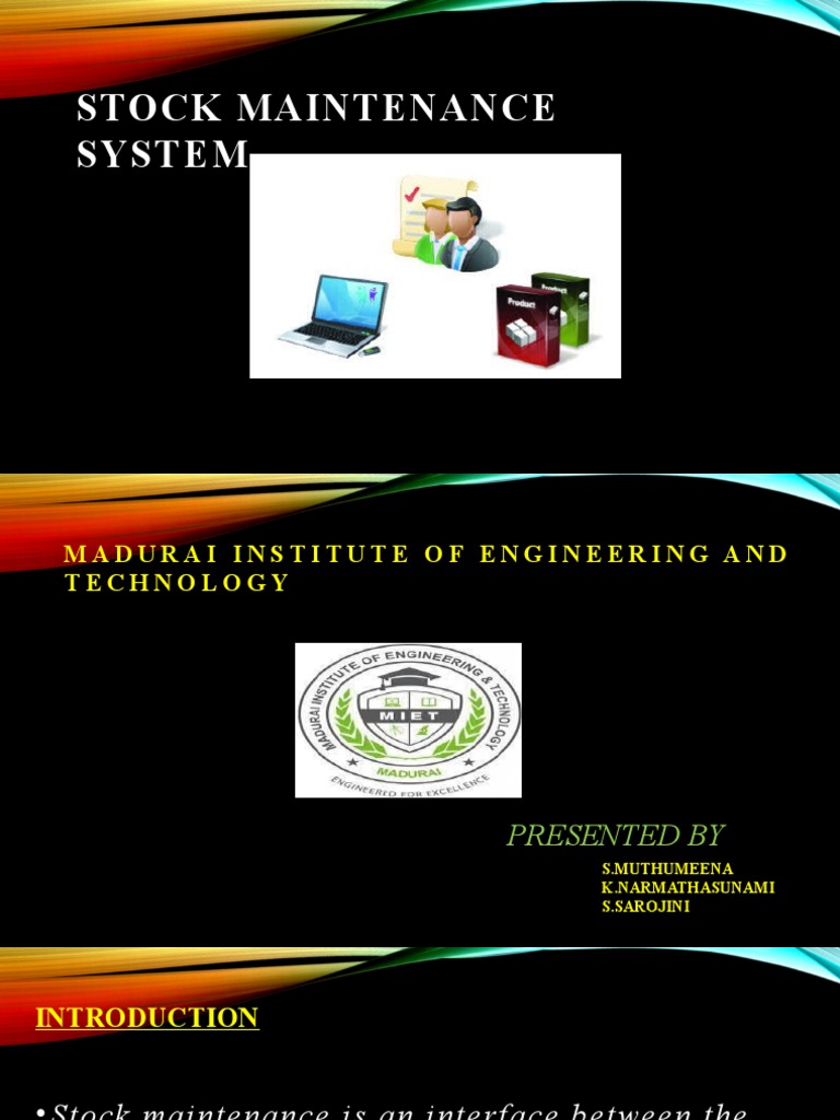 Stock Maintenance System | PDF | Use Case | Unified Modeling Language
