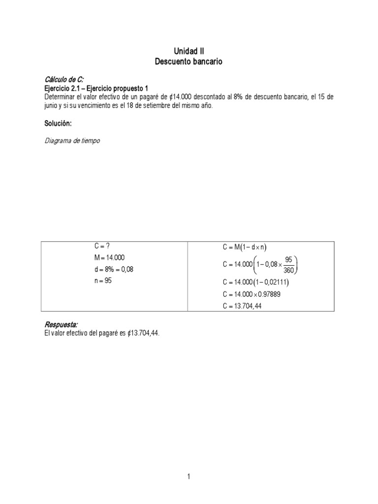 Mfunidad 2 Ejerc | PDF | Bancos | Bancario