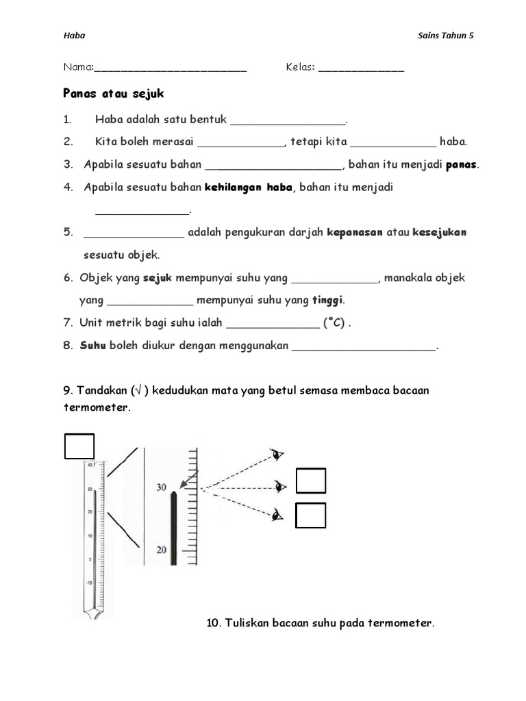 Latihan Haba | PDF