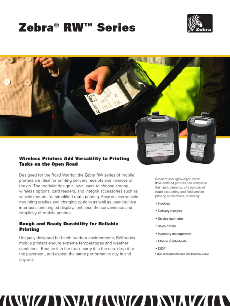 Zebra RW 220 R2a 0ufa000e 00 Manual de Usuario | PDF | Lithium Ion ...