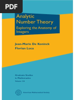 Tom Apostol Introduction To Analytic Number Theory PDF | PDF