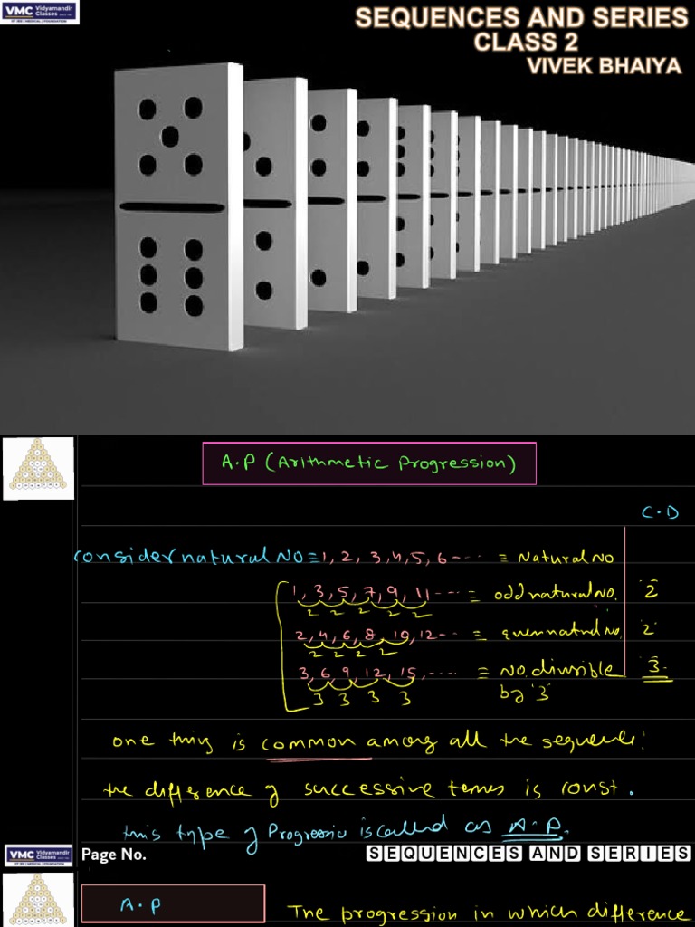Math Sequences & Series Guide | PDF