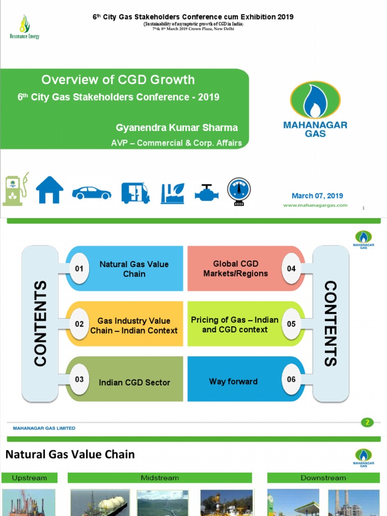 6th City Gas Stakeholders PPT - GK Sharma - MGL | PDF | Natural Gas ...