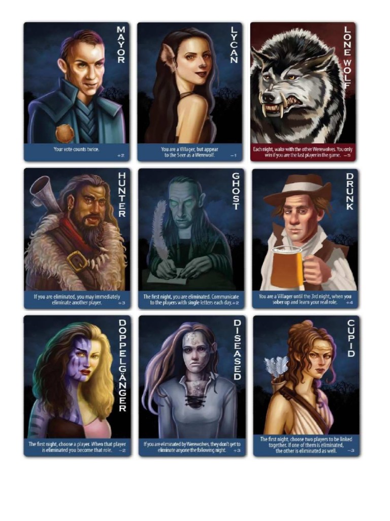 Kartu Werewolf | PDF