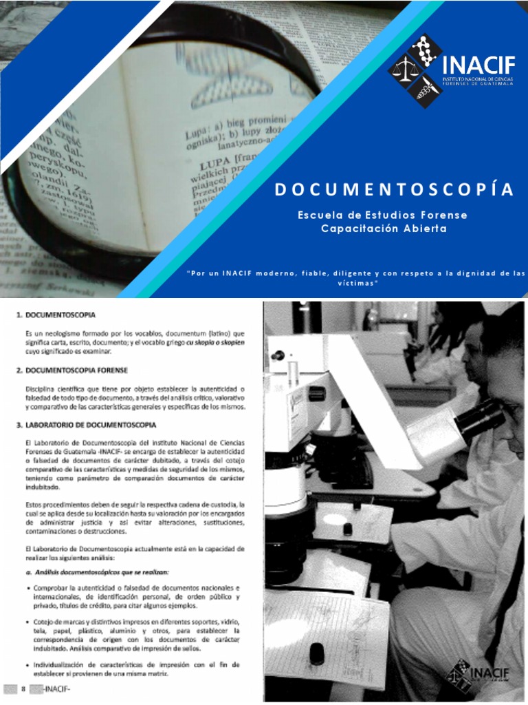 Guía de Documentoscopía | PDF