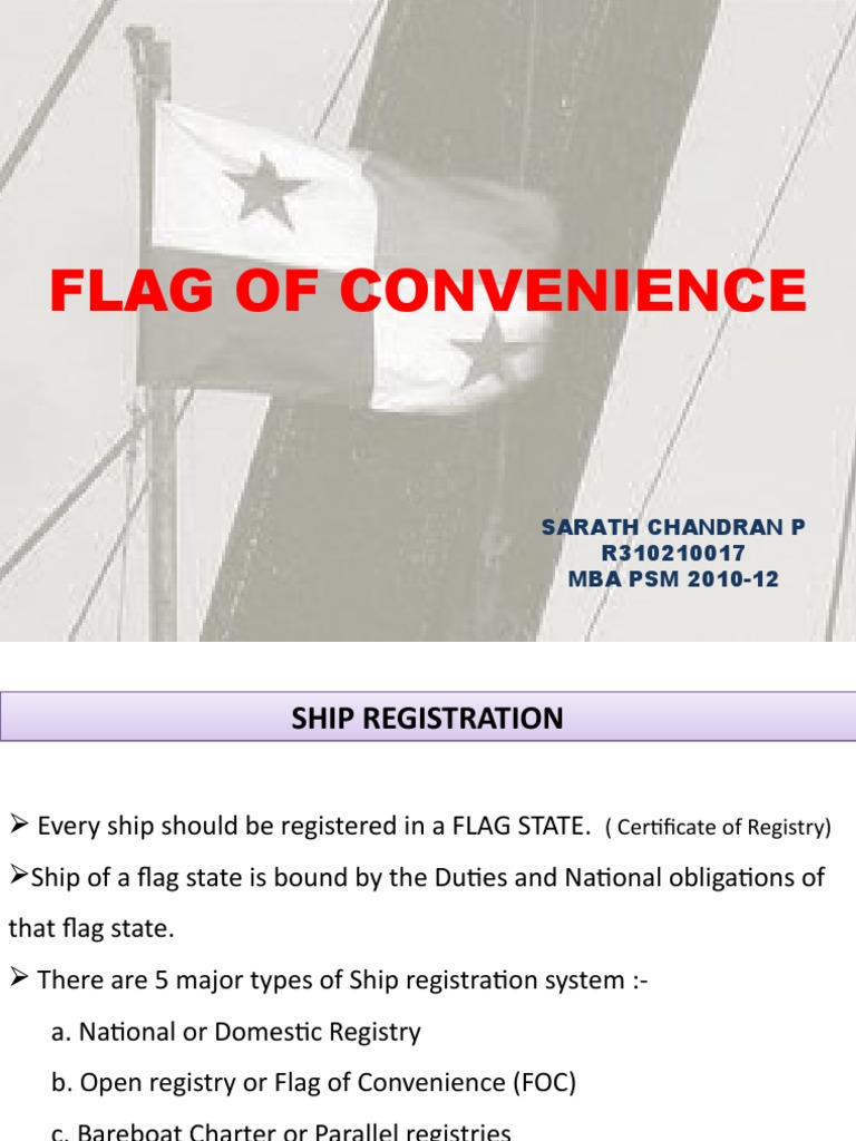 FOC Presentation | PDF | Water Transport | Shipping