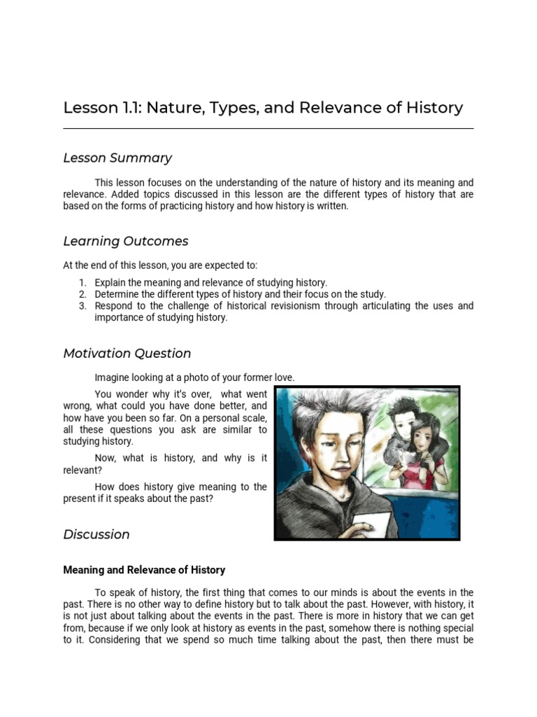 Understanding the Nature and Types of History: An Overview of the ...