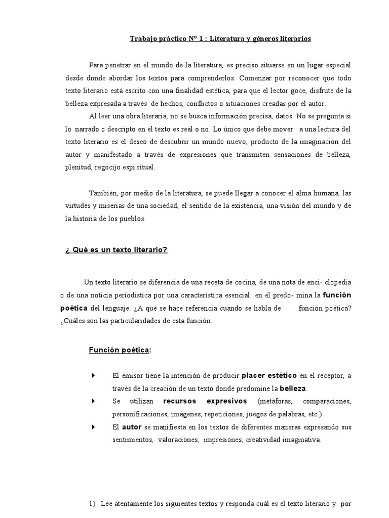 Géneros Literarios | PDF | Poesía | Autor