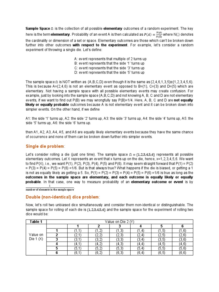 Die Rolling | PDF | Bias Of An Estimator | Probability
