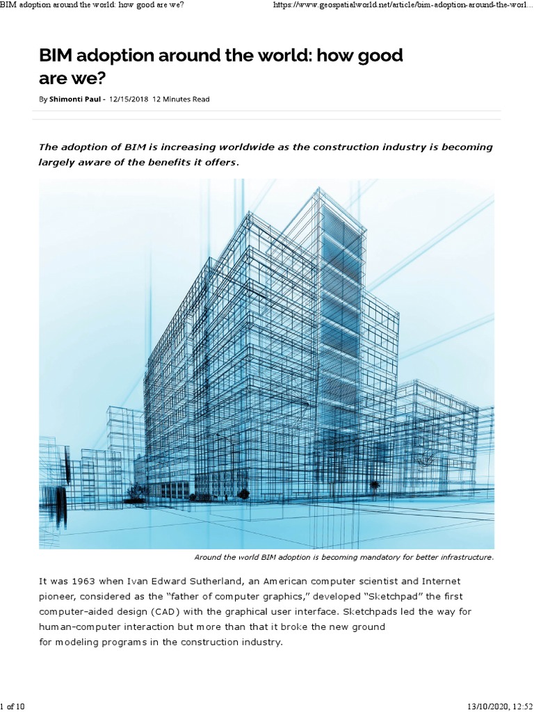 Global BIM Adoption Trends and Insights | PDF | Building Information ...