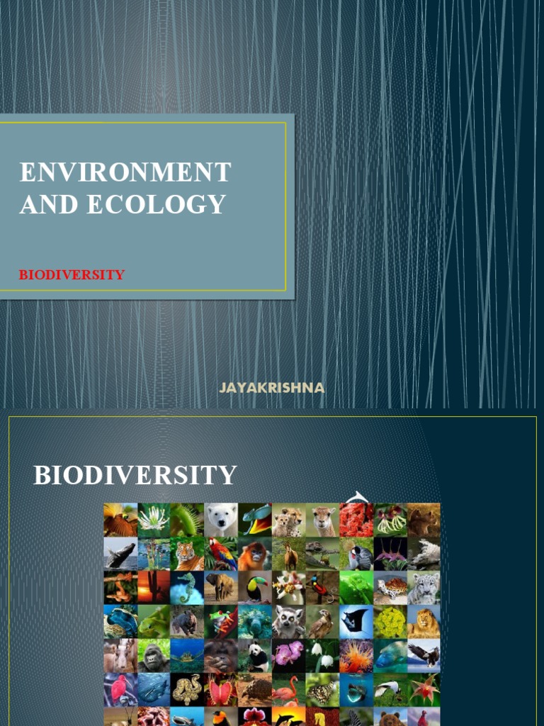 Environment and Ecology: Jayakrishna | PDF | Biodiversity | Habitat ...