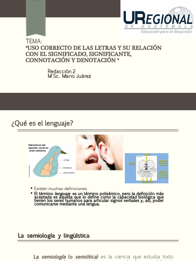 Significado y Significante | PDF | Lingüística | Comunicación