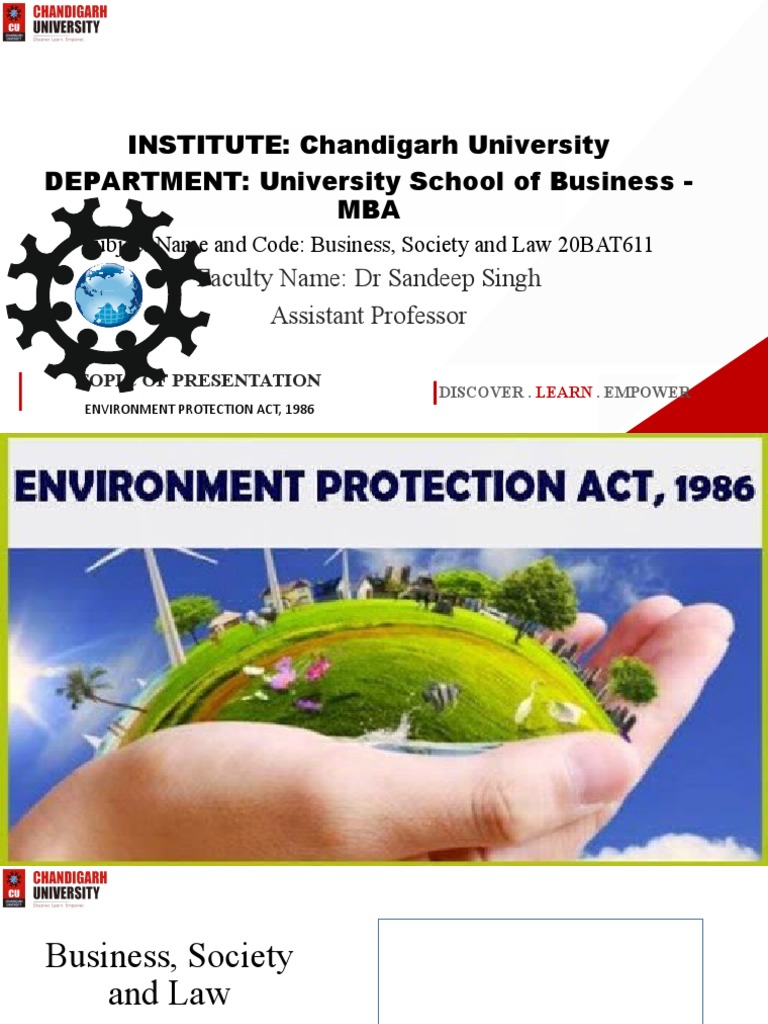 Enviroment Protection Act 1986 | PDF | Environmental Protection | Policy