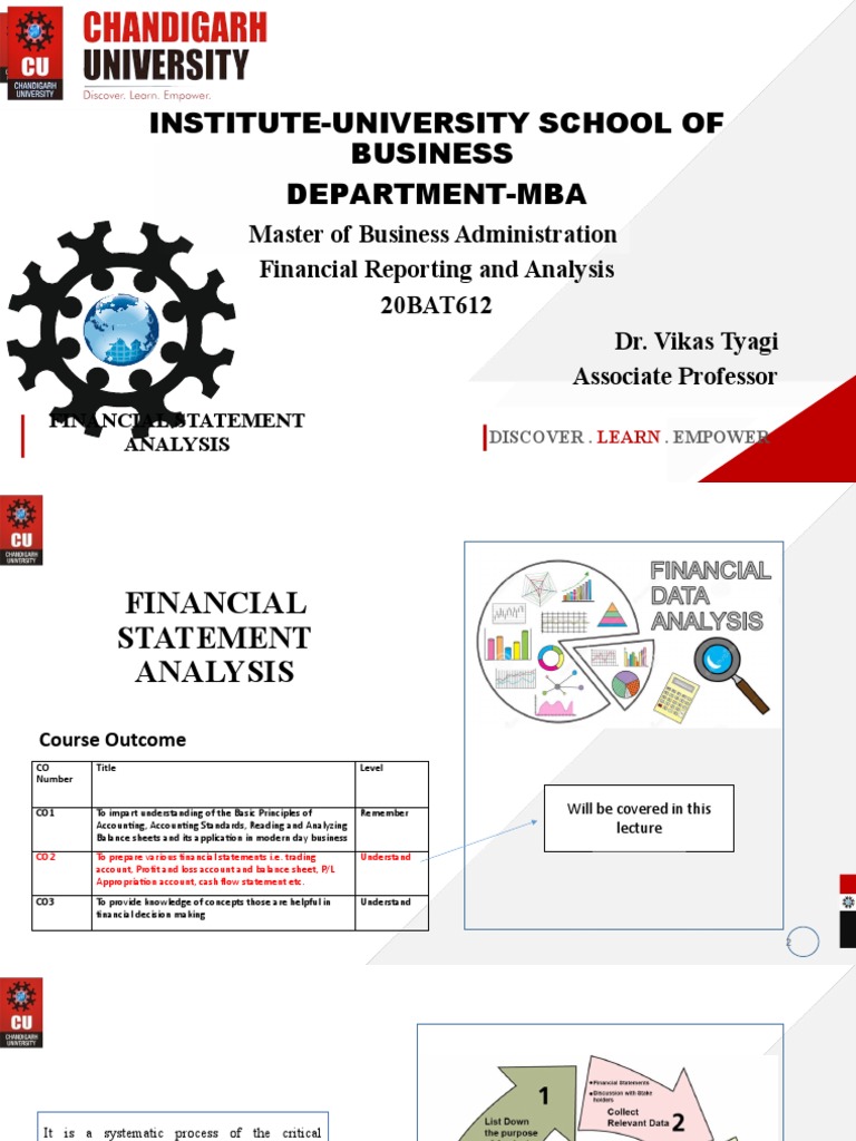 Lecture-1&2 - Introduction of Financial Statement Analysis | PDF ...