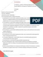 Munkáltatói Igazolás - MNB Minta | PDF