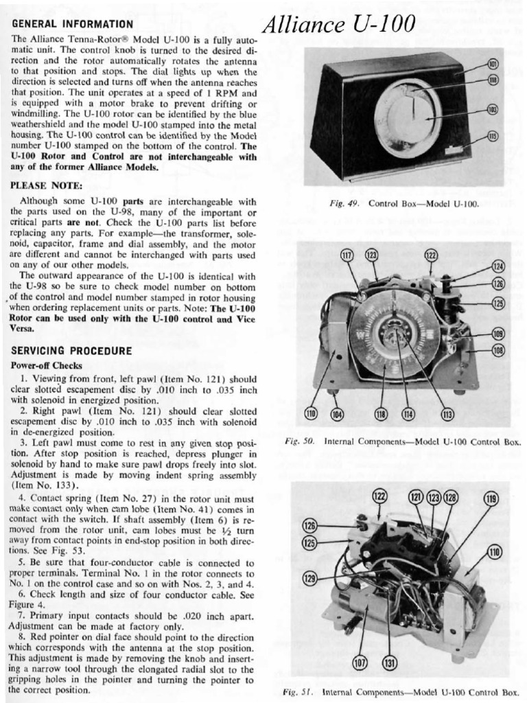 U-100 Manual | PDF