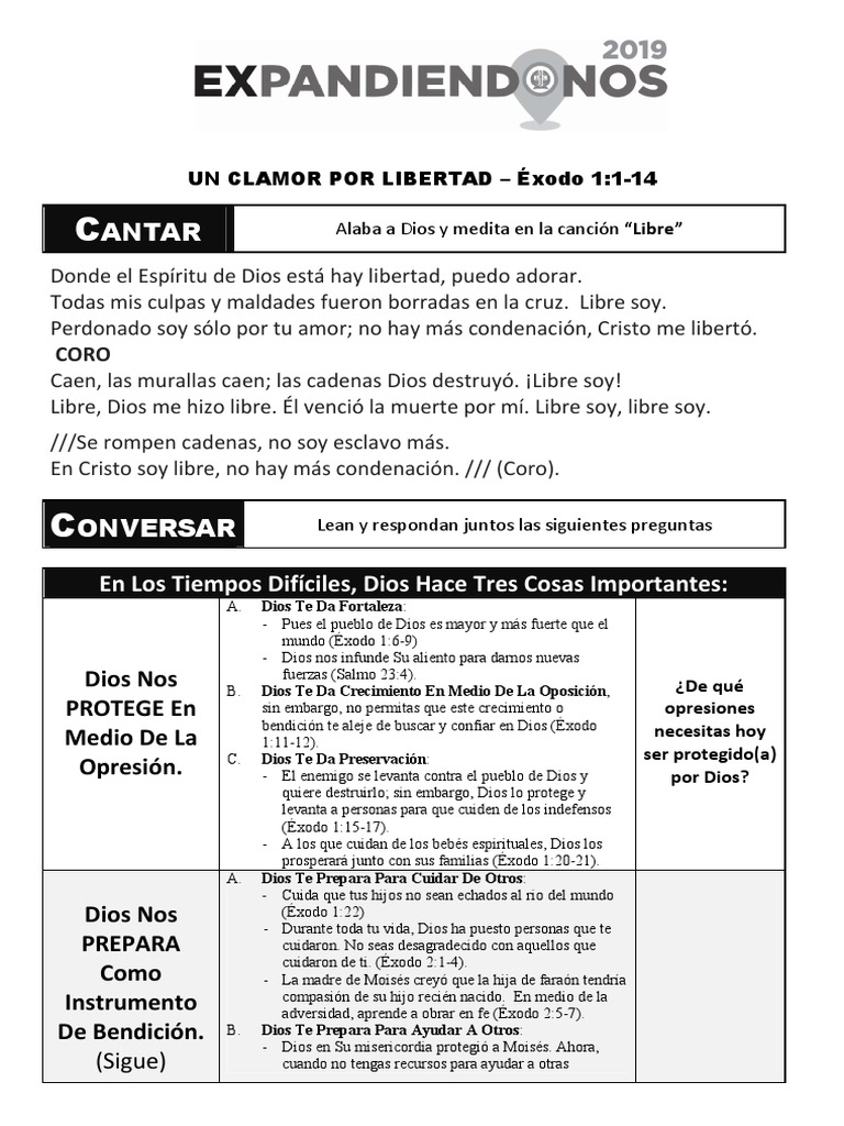 Clamor por Libertad en Éxodo | PDF | Moisés | Libro del éxodo