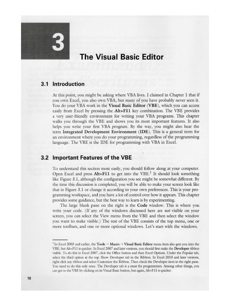 VBA For Modelers (Chapter 3) | PDF