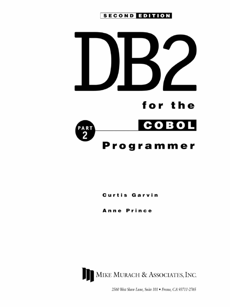 DB2 For The COBOL Programmer, Part 2 (PDFDrive) | PDF
