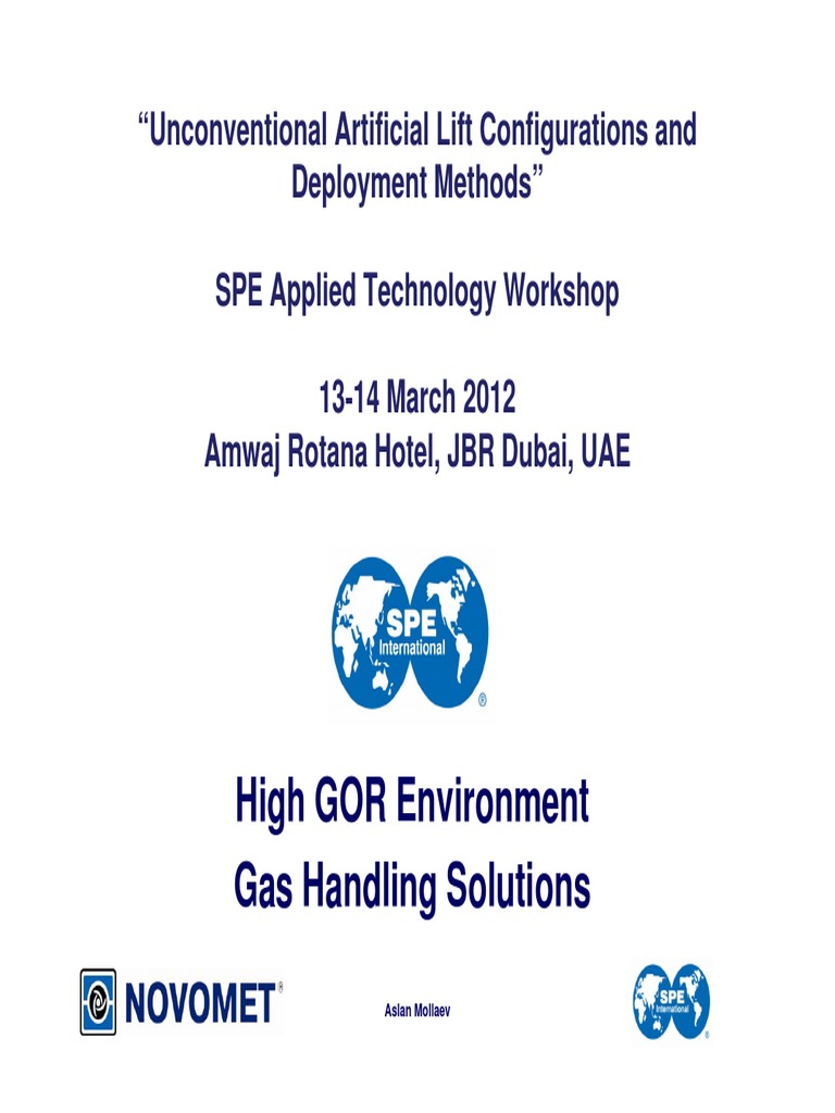 High GOR Solutions for Oil Production | PDF | Pump | Flow Measurement