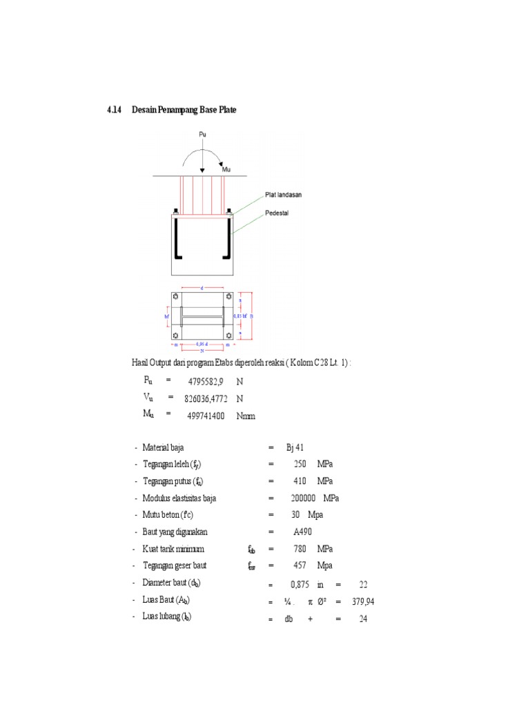 Base Plate - Penutup | PDF | Units Of Measurement