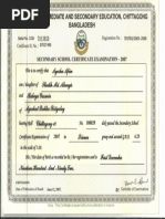 HSC Certificate & Academic Transcript | PDF