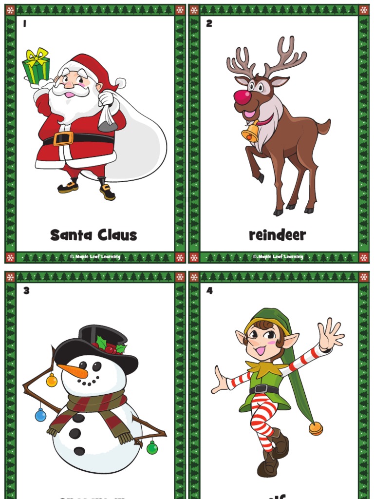 Santa Claus Reindeer: © Maple Leaf Learning © Maple Leaf Learning | PDF
