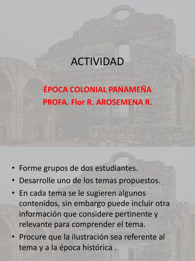 Epoca Colonial | PDF