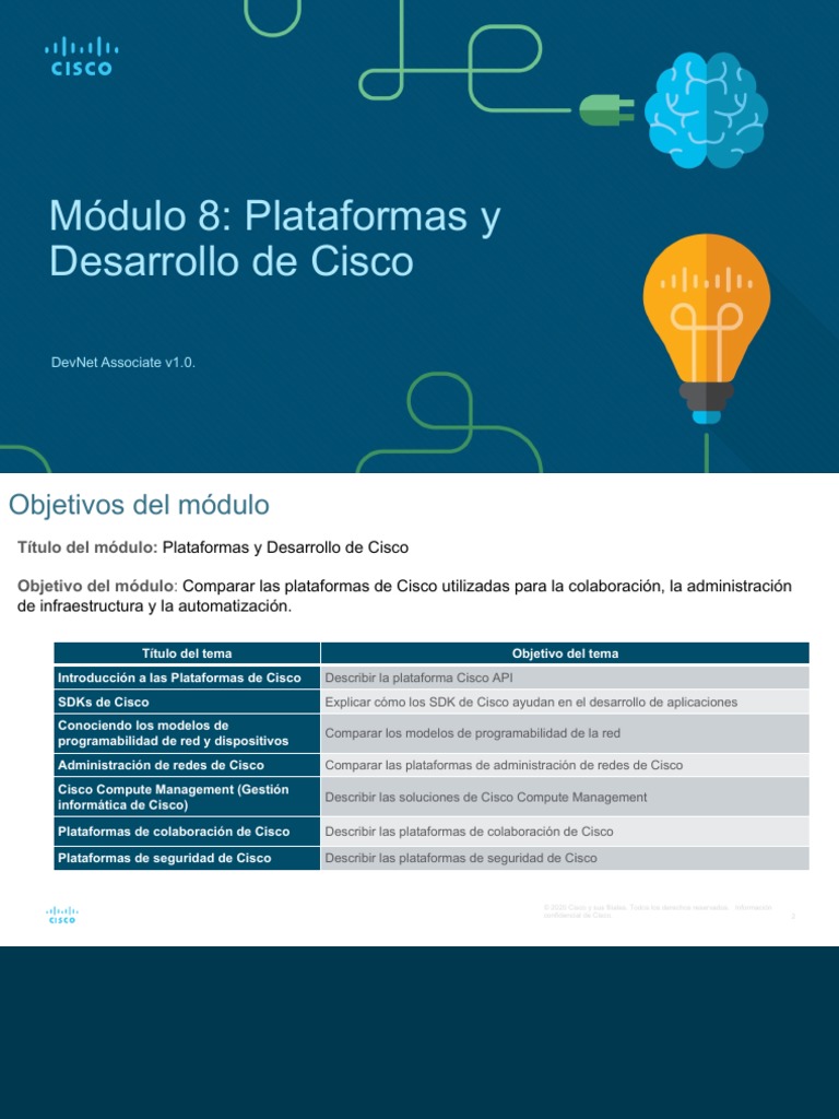 DEVASC Module 8 ES | PDF | Kit de desarrollo de software | Tecnologías de la información