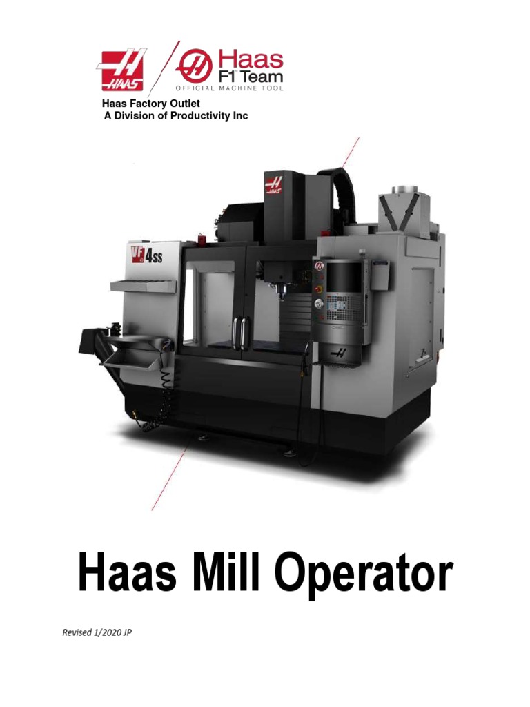 Haas Mill Operator Manual | PDF | Numerical Control