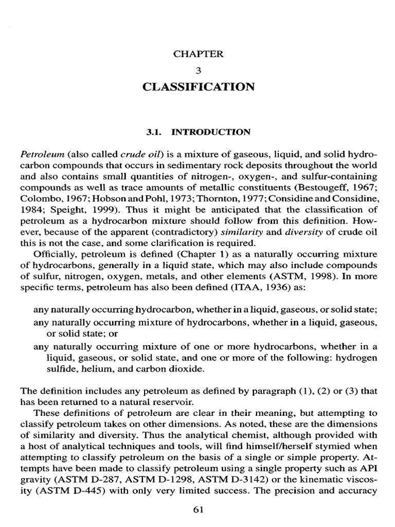 Classification: Petroleum (Also Called Crude Oil) Is A Mixture of ...