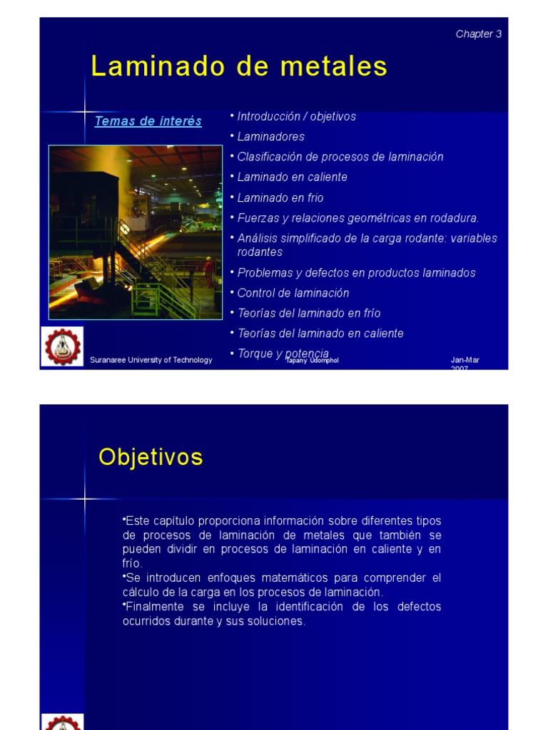 Rolling of Metals en Español | PDF | Acero | Rieles