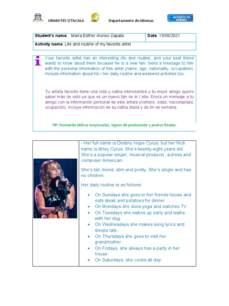 L2U3 - WrittenTask - ActivitytoSubmit - Esther Alonso | PDF