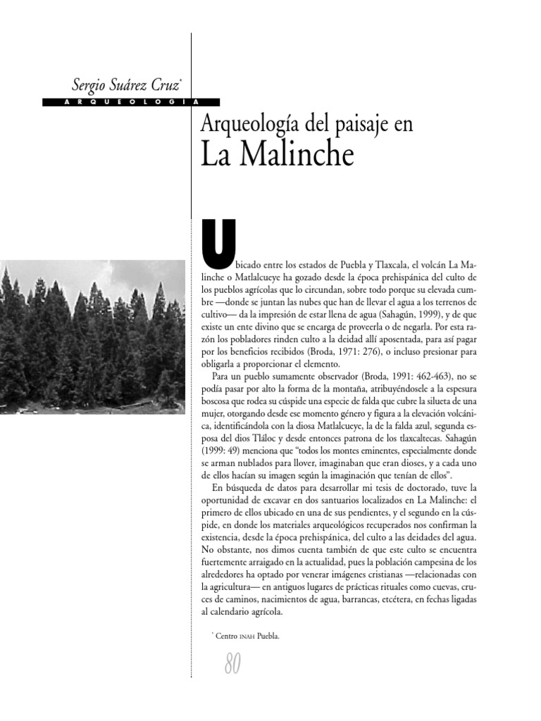 Culto Ancestral en La Malinche | PDF | México | Mesoamérica