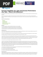 Understanding Cmk and Cpk Indices | PDF | Engineering Tolerance ...