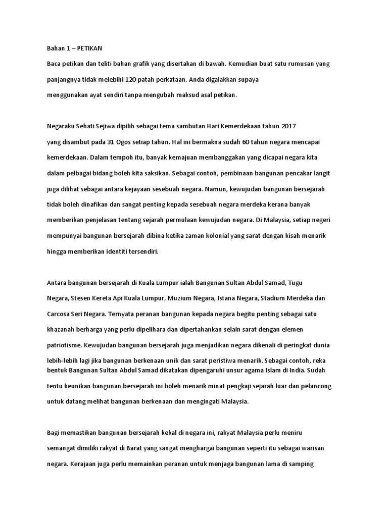 Bahan Rumusan - 1 | PDF