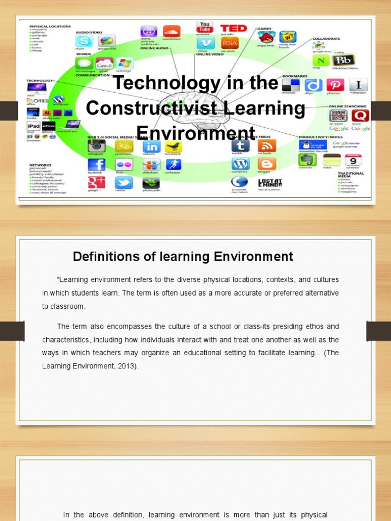 Technology in A Constructivist Environment | PDF | Constructivism (Philosophy Of Education ...