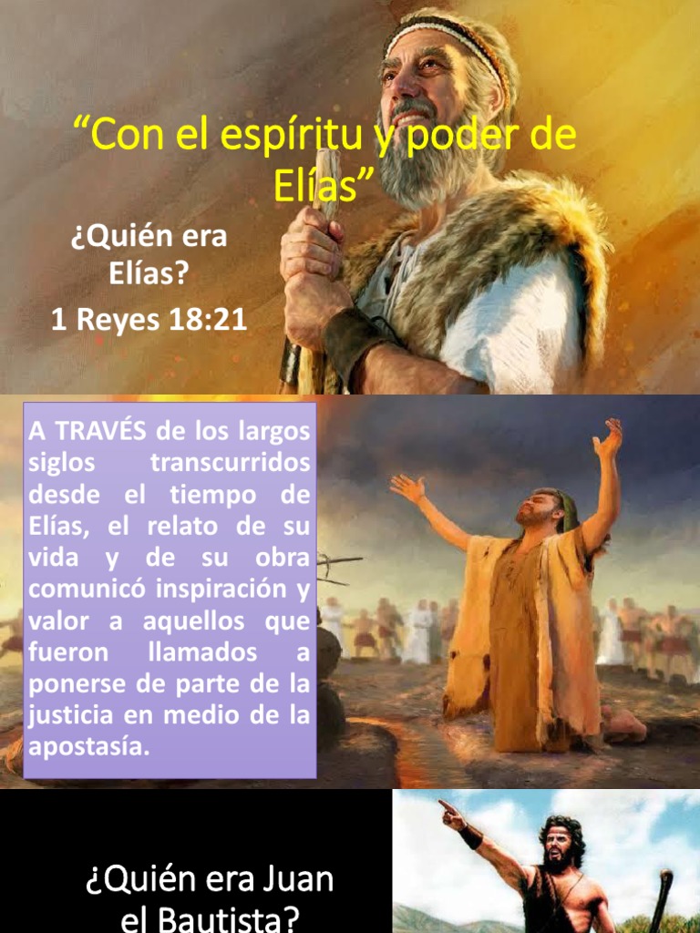 Con El Espíritu y Poder de Elías | PDF | Ciencias sociales | Religión y ...