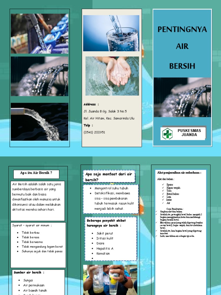 Leaflet Air Bersih | PDF