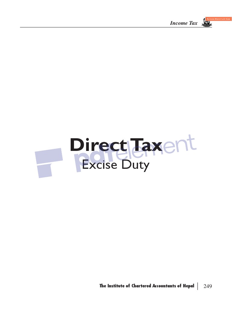 Excise Duty Guide for Students | PDF | Excise | Taxation