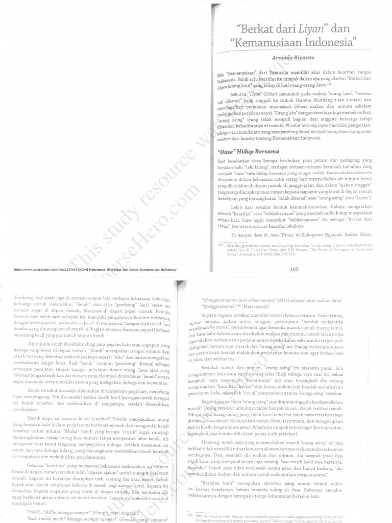 Buku Berkat Dari Liyan Dan Kemanusiaan Indonesia Pdf