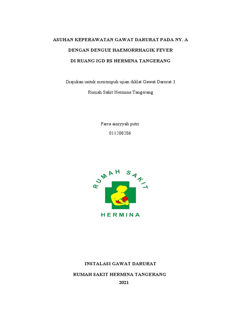 Asuhan Keperawatan Gawat Darurat Pada Ny.A | PDF