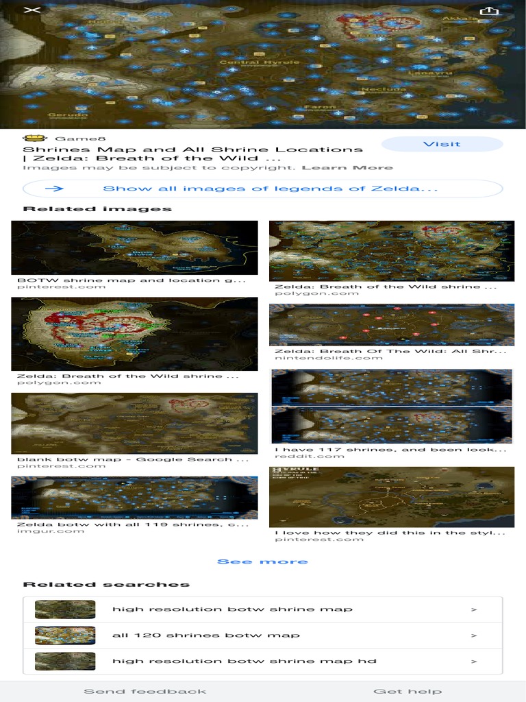 Legends of Zelda Shrine Map - Google Search | PDF | The Legend Of Zelda ...